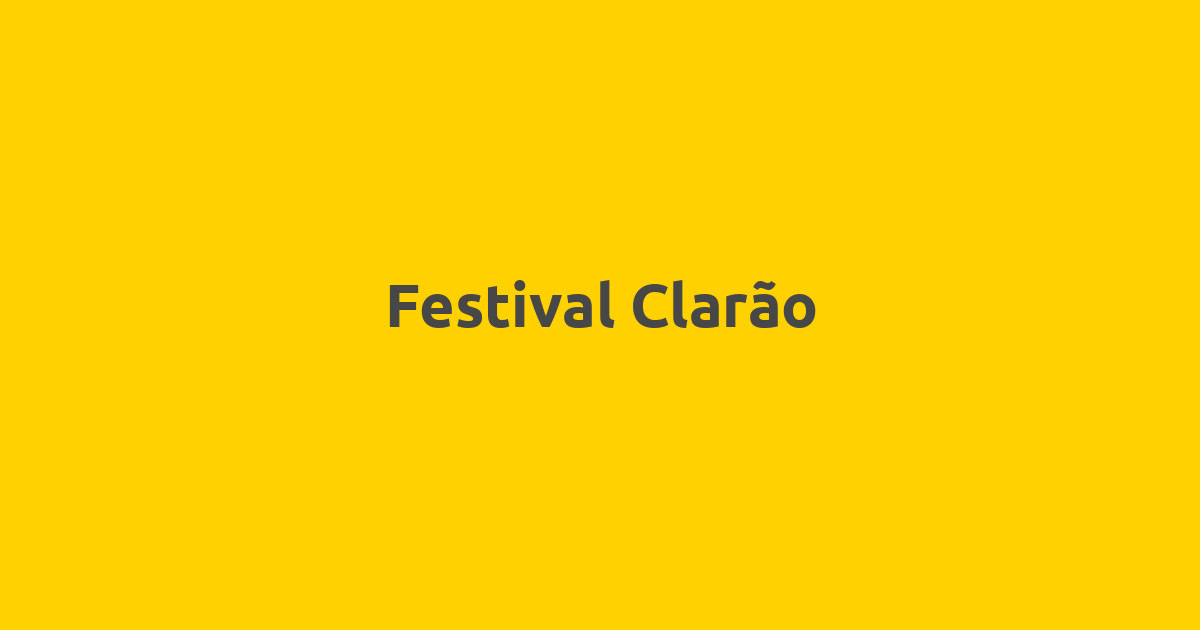 Festival Clarão | Sintra