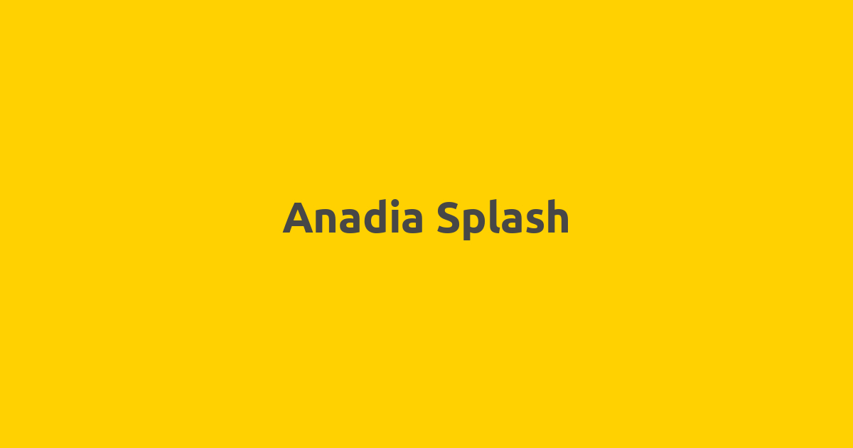 Anadia Splash | Anadia