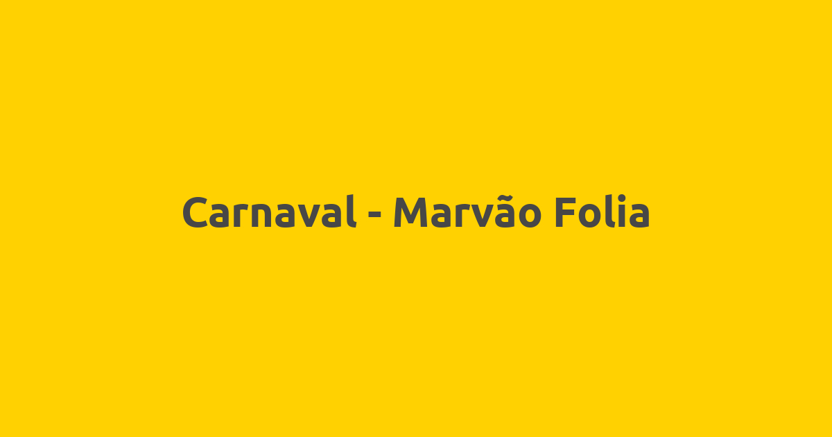 Carnaval - Marvão Folia | Marvão
